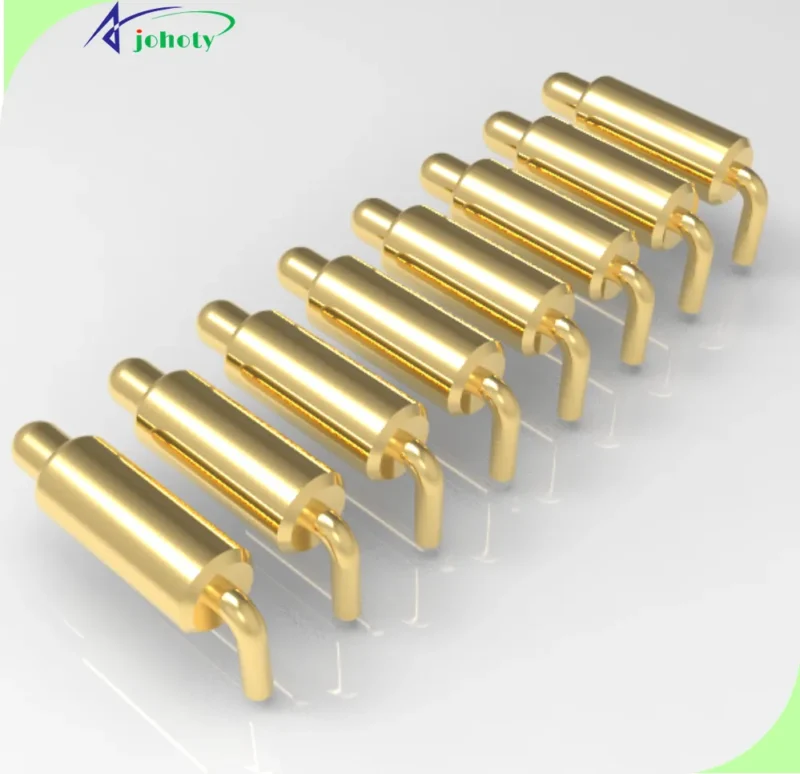 Spring Loaded Pin Diverse Bent Angle Design In Limited Space